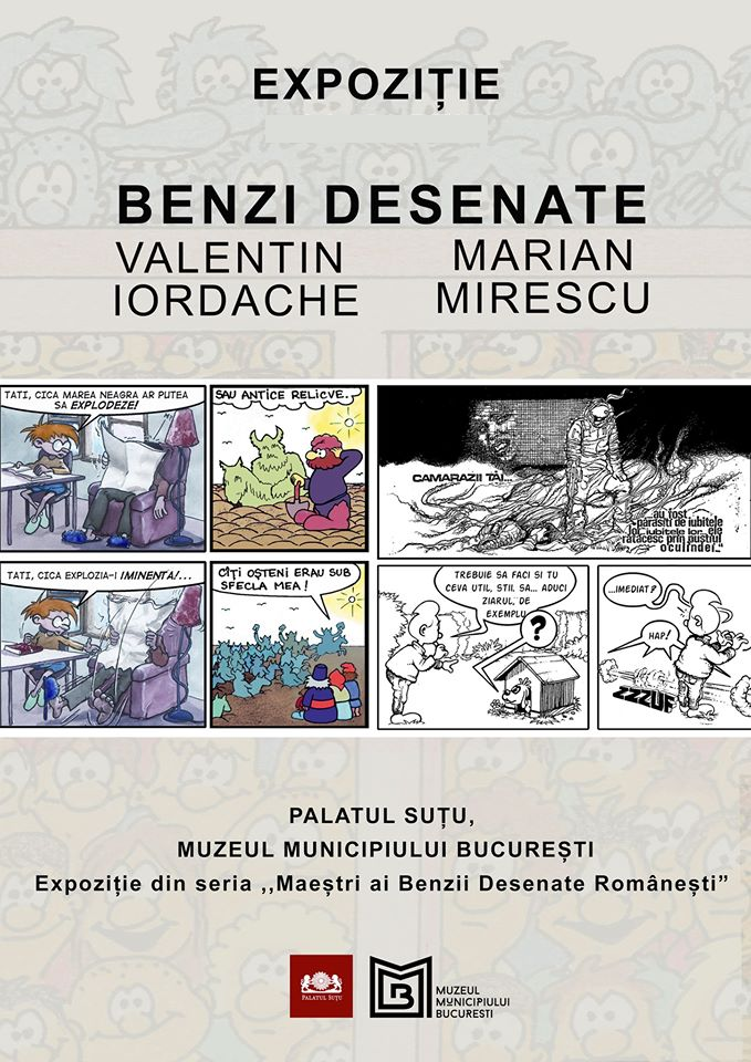 Expoziție tematică la Palatul Suțu: Benzi desenate de Valentin Iordache ...